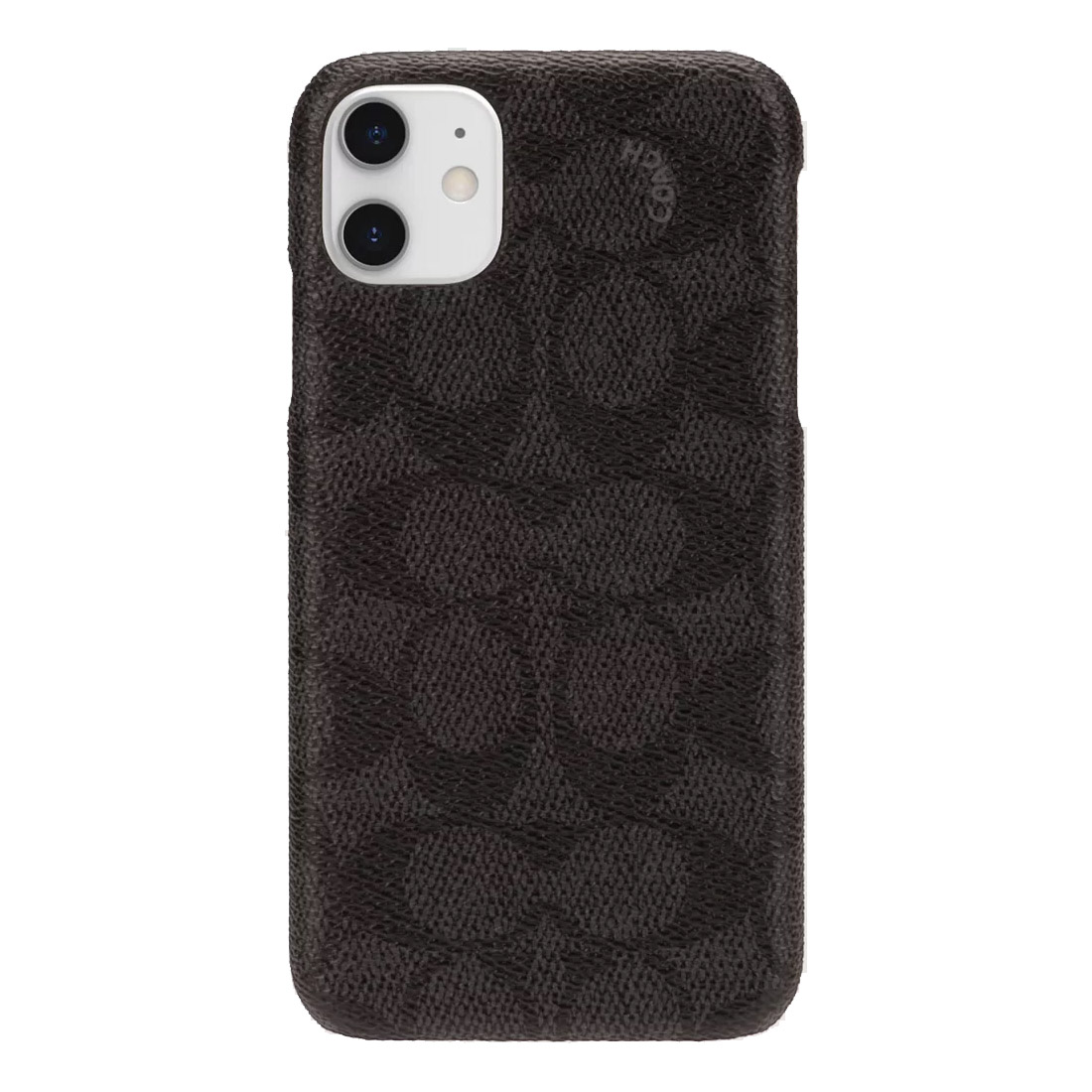 Coach Slim Wrap Case for iPhone 12 Mini - Signature C Black | Mobileciti
