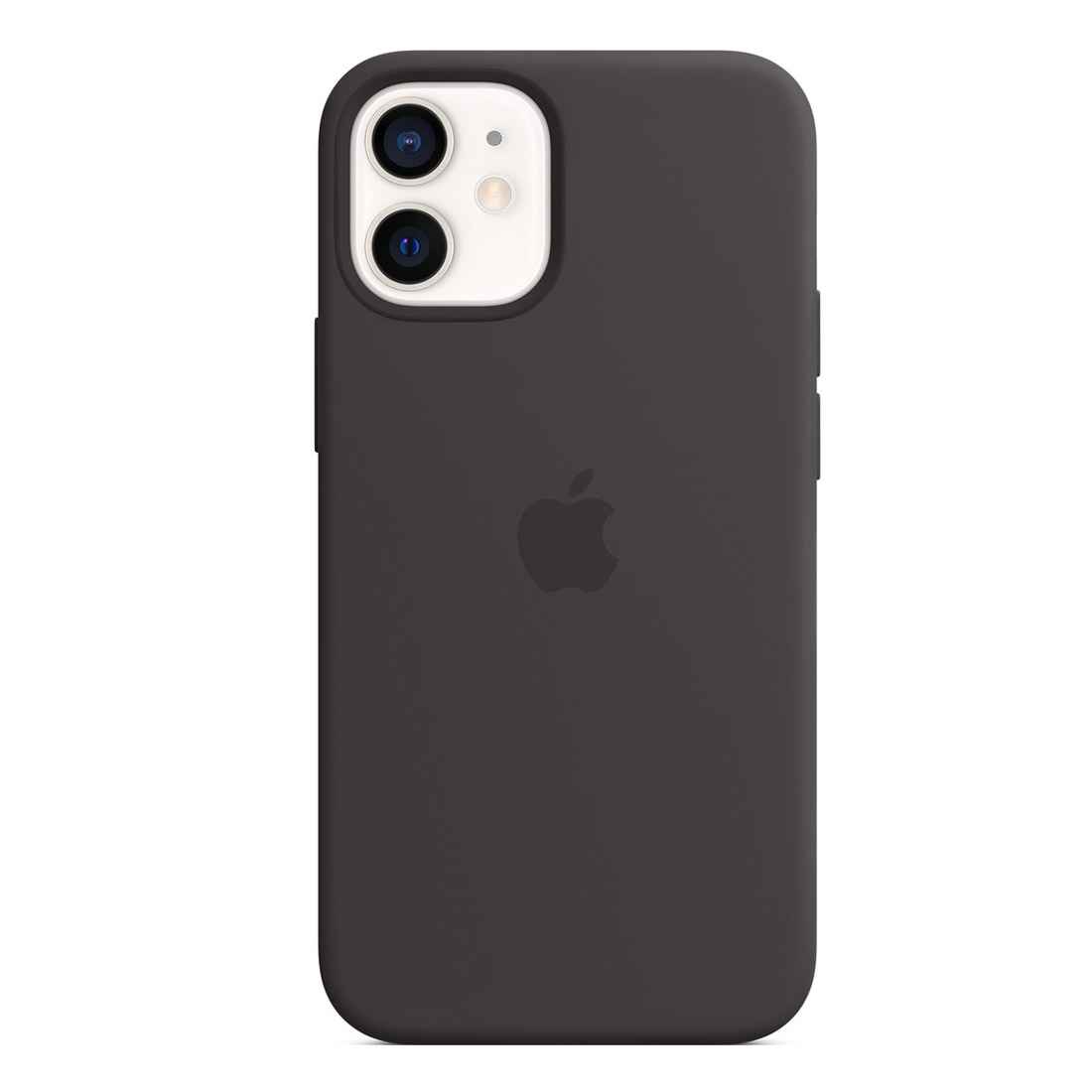 Apple iPhone 12 Mini Silicone Case with MagSafe - Black | Mobileciti